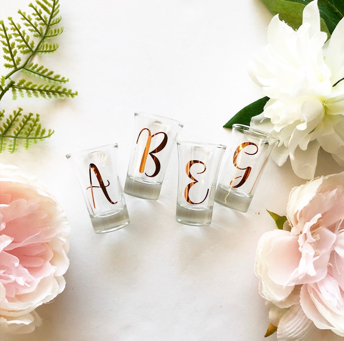 Mini Personalised Shot Glasses Custom Monogrammed Gift - Etsy Australia