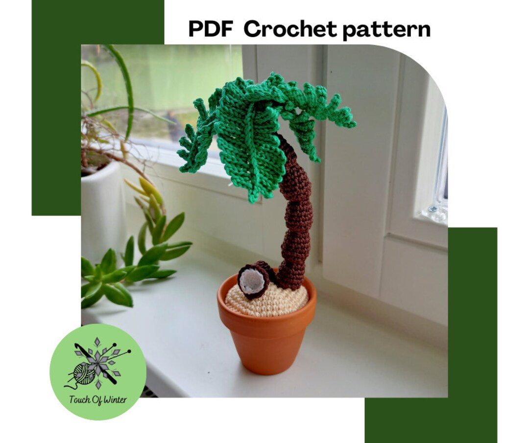 Palm Tree DIY Crochet PATTERN (digital Download) - Etsy
