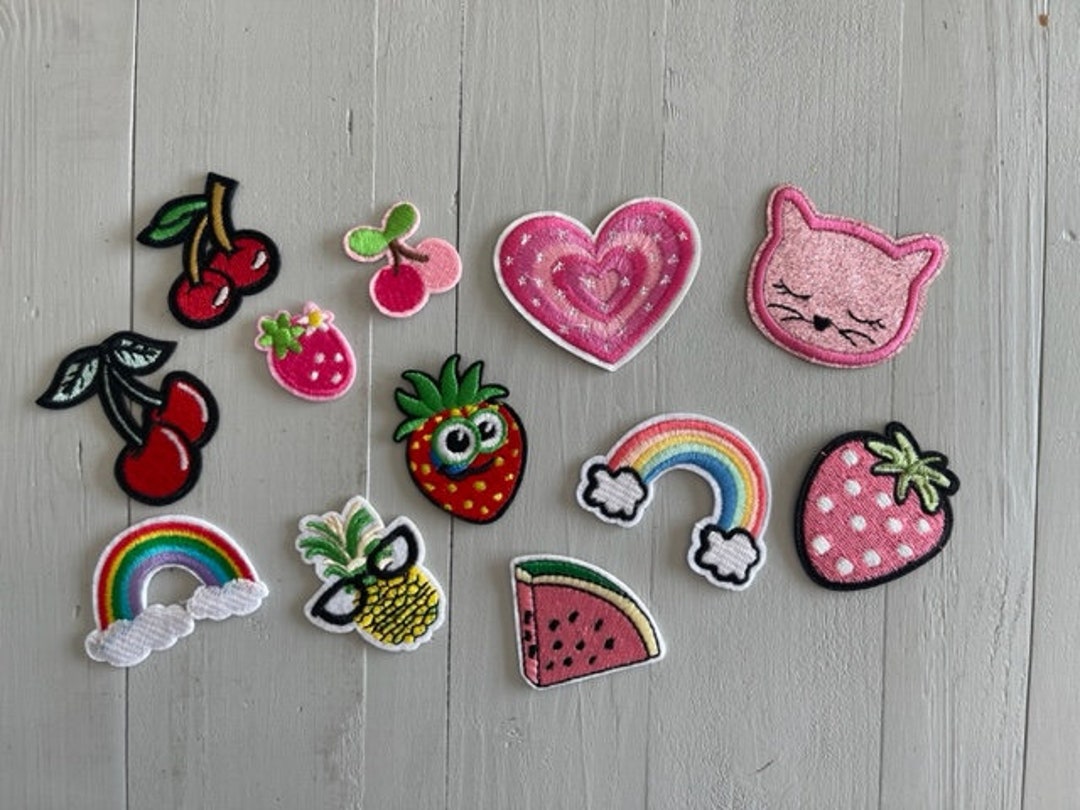 Iron on Embroidery Patches Assorted Designs - Etsy UK