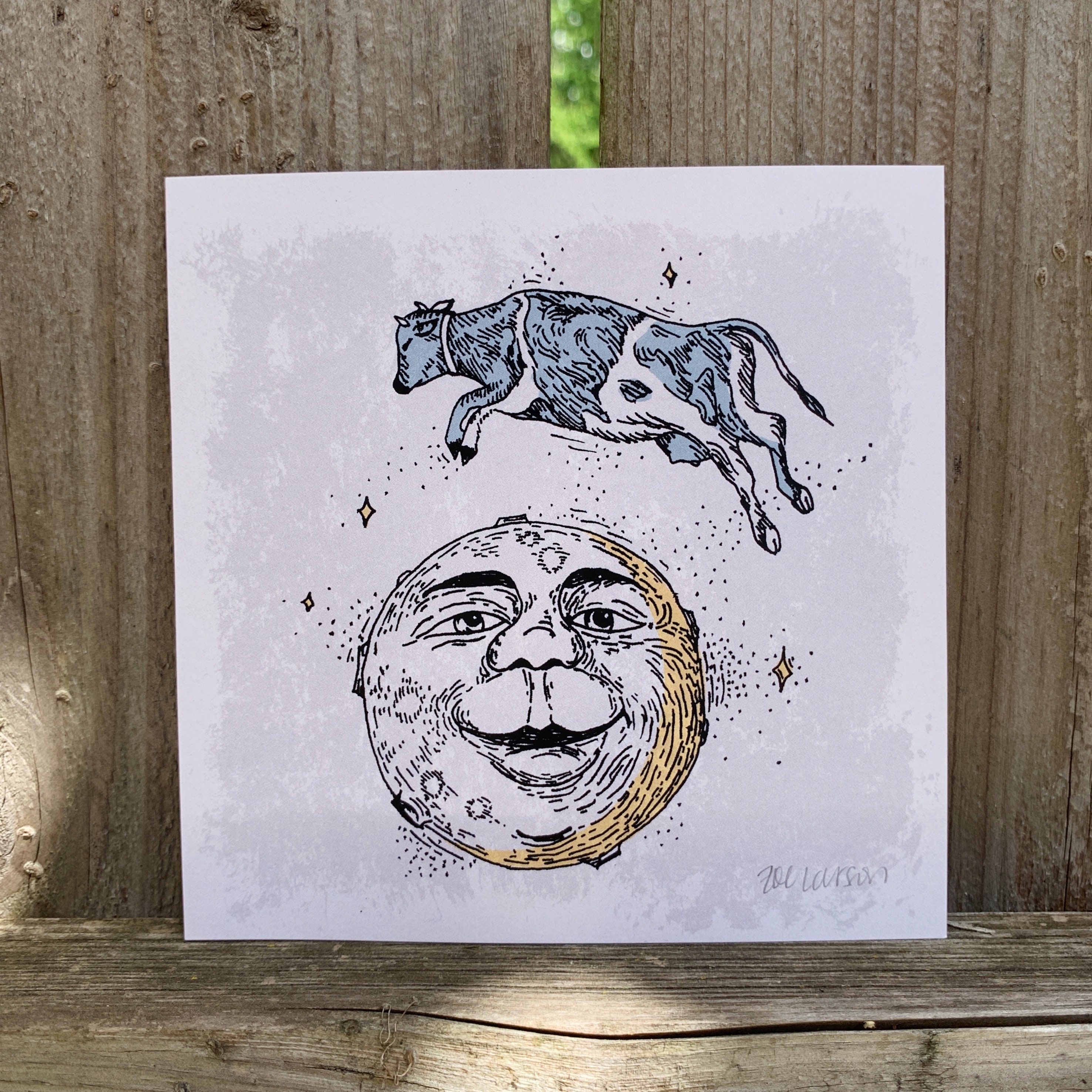 The Cow Jumped Over The Moon Vintage