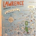 Illustrated Map of Lawrence - Etsy