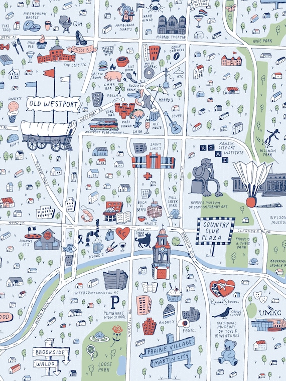 Kansas Small Town Map Map Shows How Kansas City East Of Troost Has