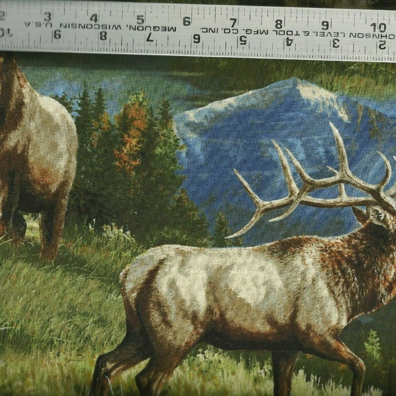 Elk Fabric - Etsy