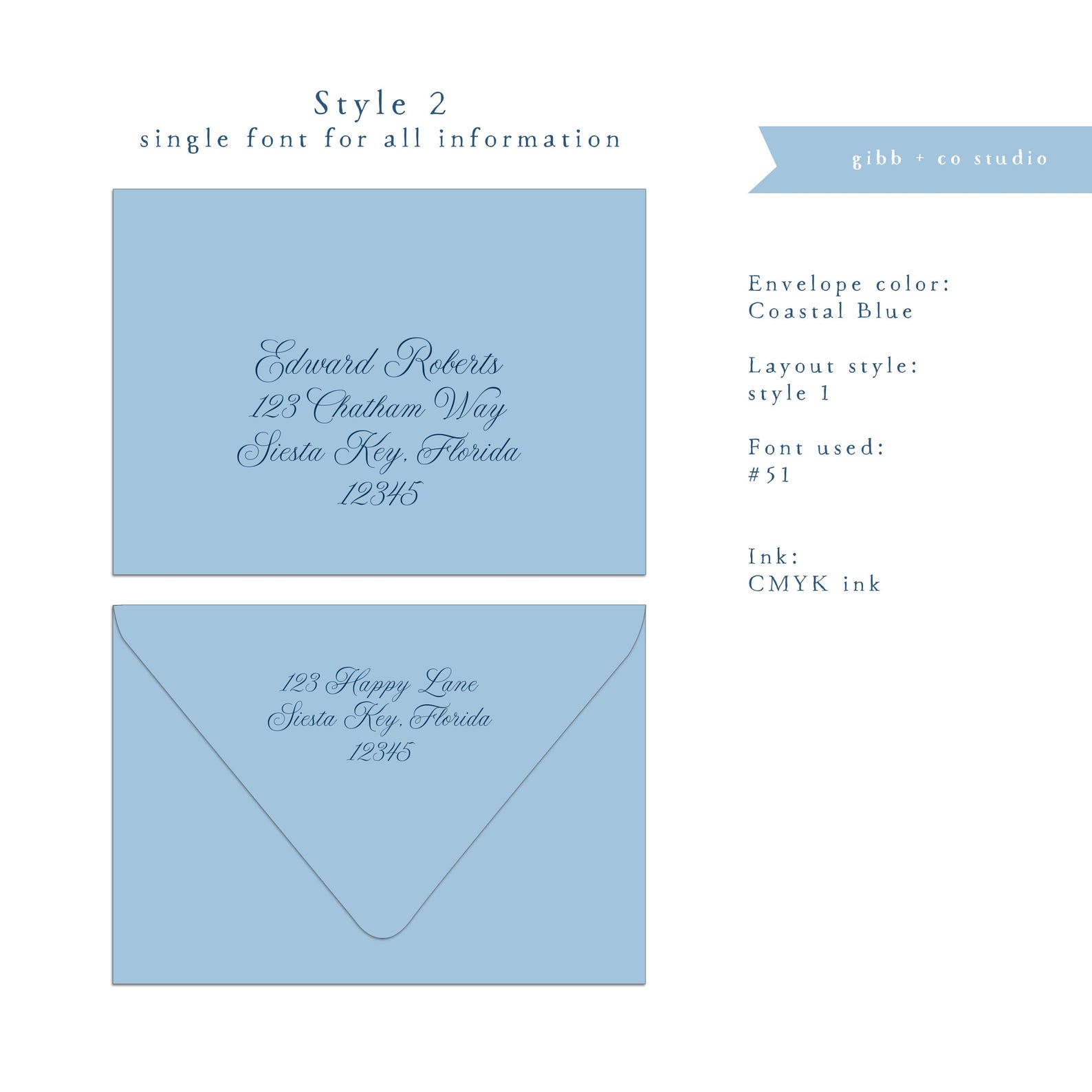 Euro Flap Envelope With Liner, Digital Addressing, Watercolor Striped ...