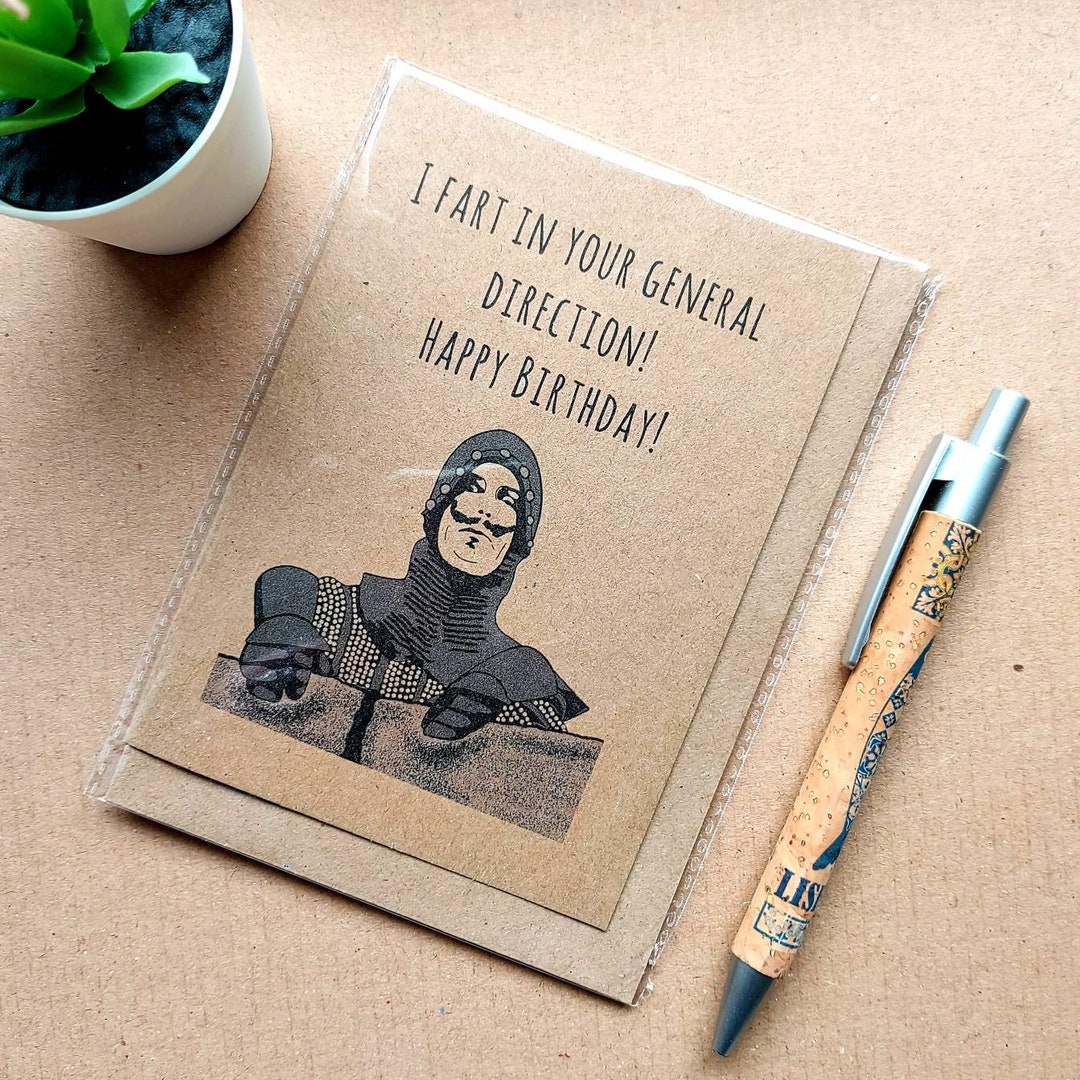 Monty Python Birthday Card the Holy Grail Funny Card - Etsy