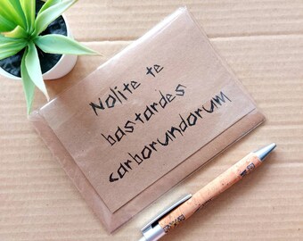 Latin Birthday Card - Etsy UK