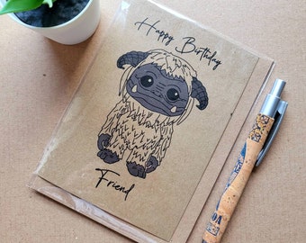 Labyrinth Birthday Card - Etsy