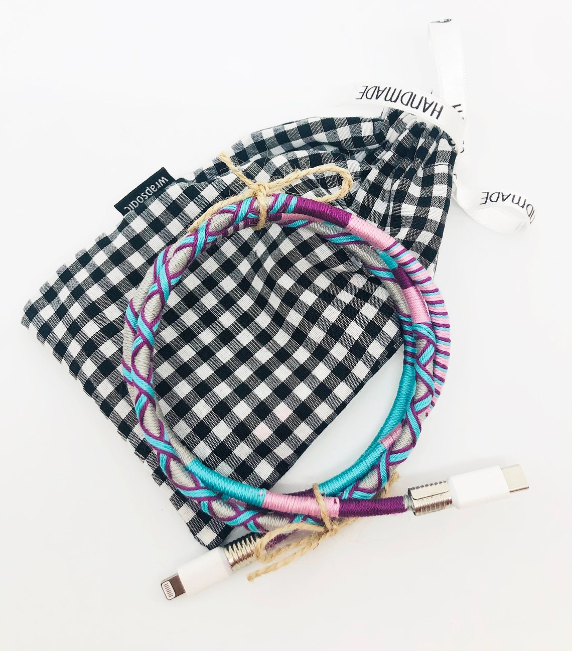 Wrapped Charger W/ Unique & Stylish Design - Etsy