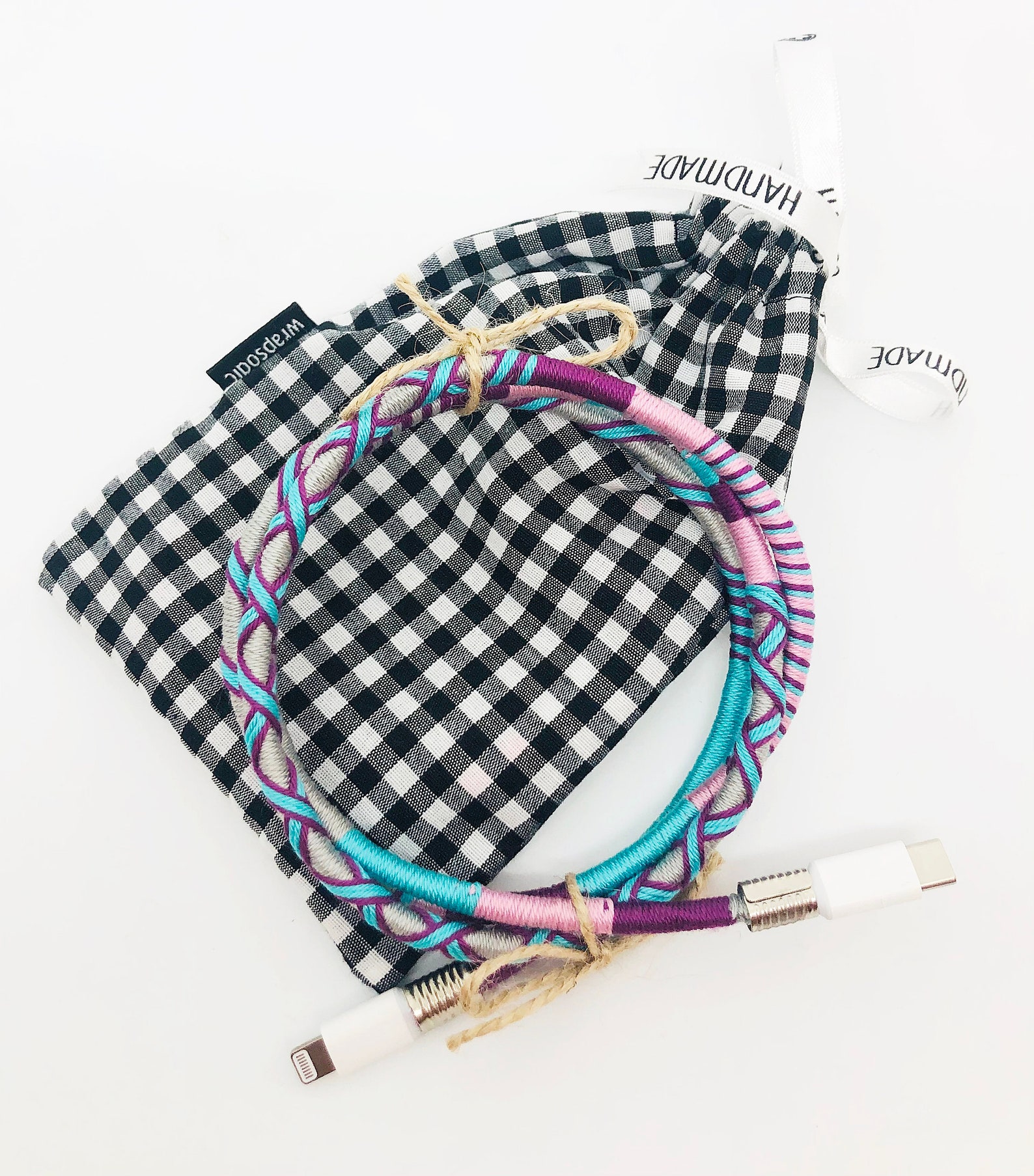 Wrapped Charger W/ Unique & Stylish Design - Etsy