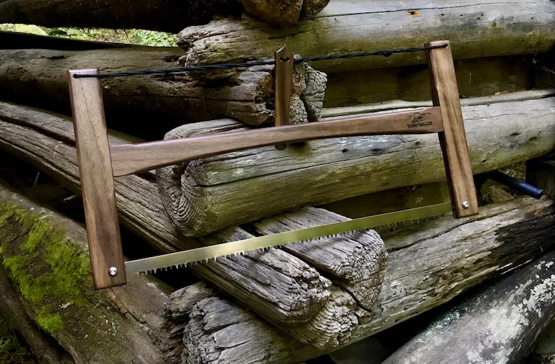 21 Black Walnut Folding Wood Buck Saw with Storage Bag | Etsy