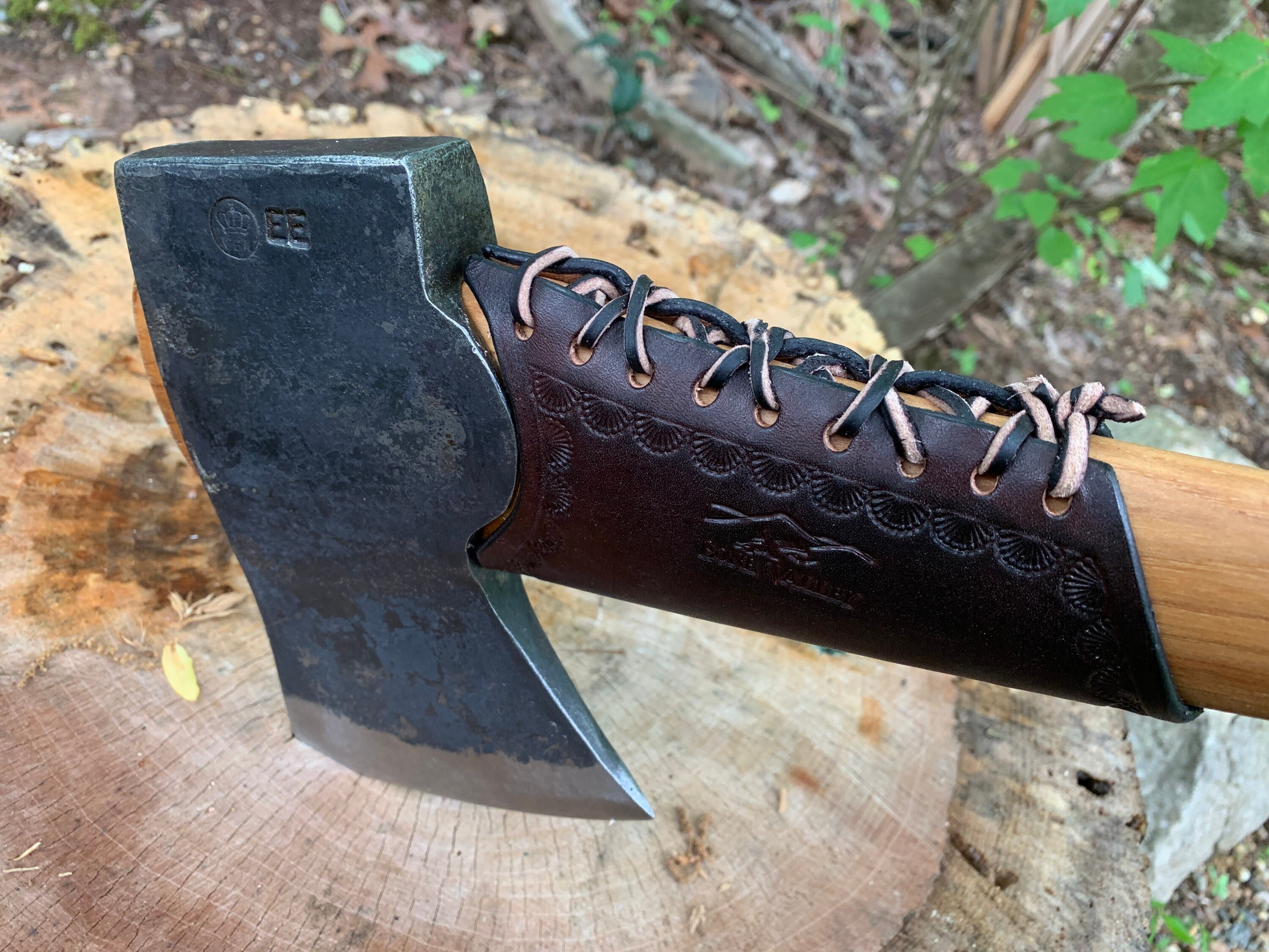 434-overstrike Guard With Leather Lacing for Gränsfors Bruk - Etsy