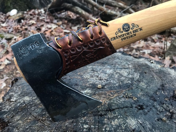 415-overstrike Guard With Leather Lacing for Gränsfors Bruk | Etsy