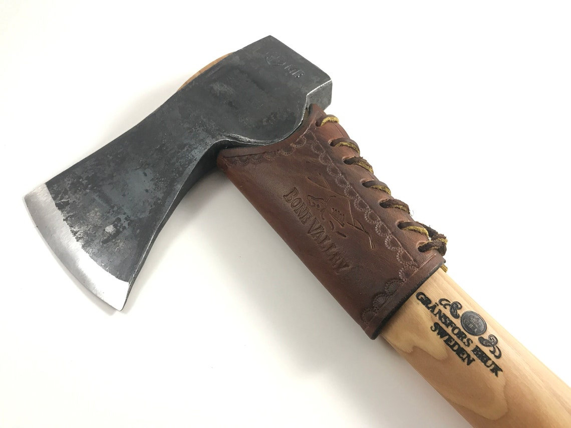 420-overstrike Guard With Leather Lacing for the Gränsfors - Etsy