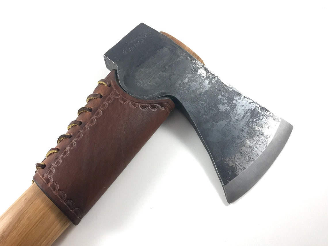 420-overstrike Guard With Leather Lacing for the Gränsfors - Etsy