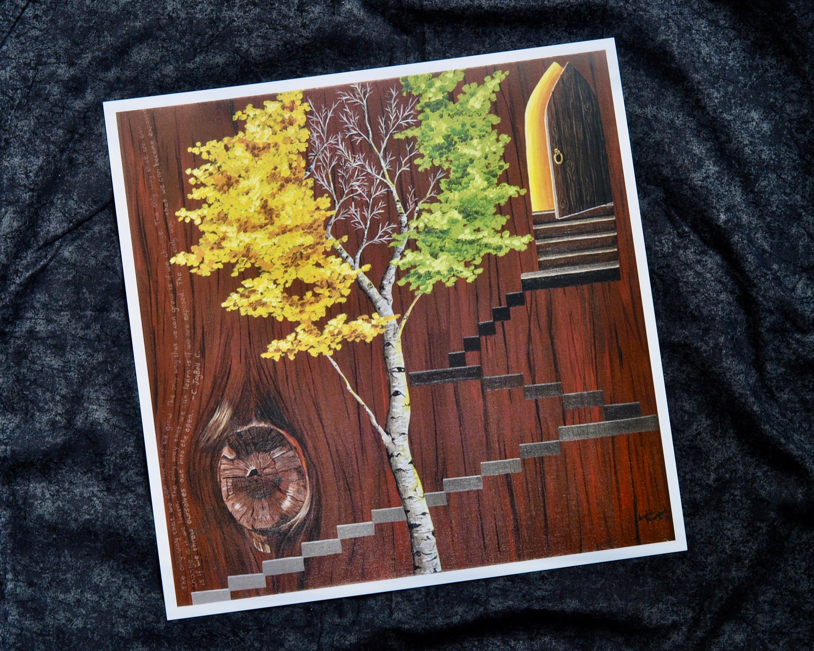 Wood Element Art Print | Five Elements Art | Nature Artwork | Symbolic ...