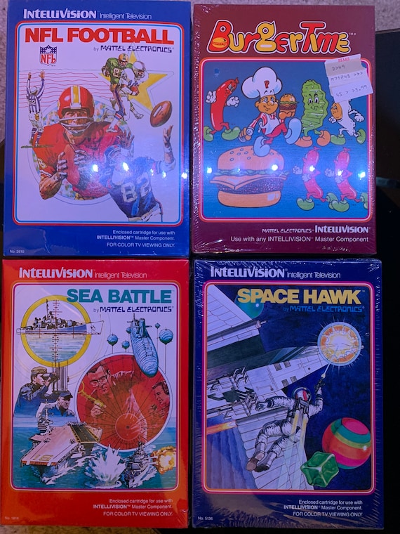 Vintage New Old Stock Intellivision Games 1979 NFL Football - Etsy