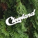Cleveland Sign Ornament - Script Cleveland Sign - Multiple Sizes ...