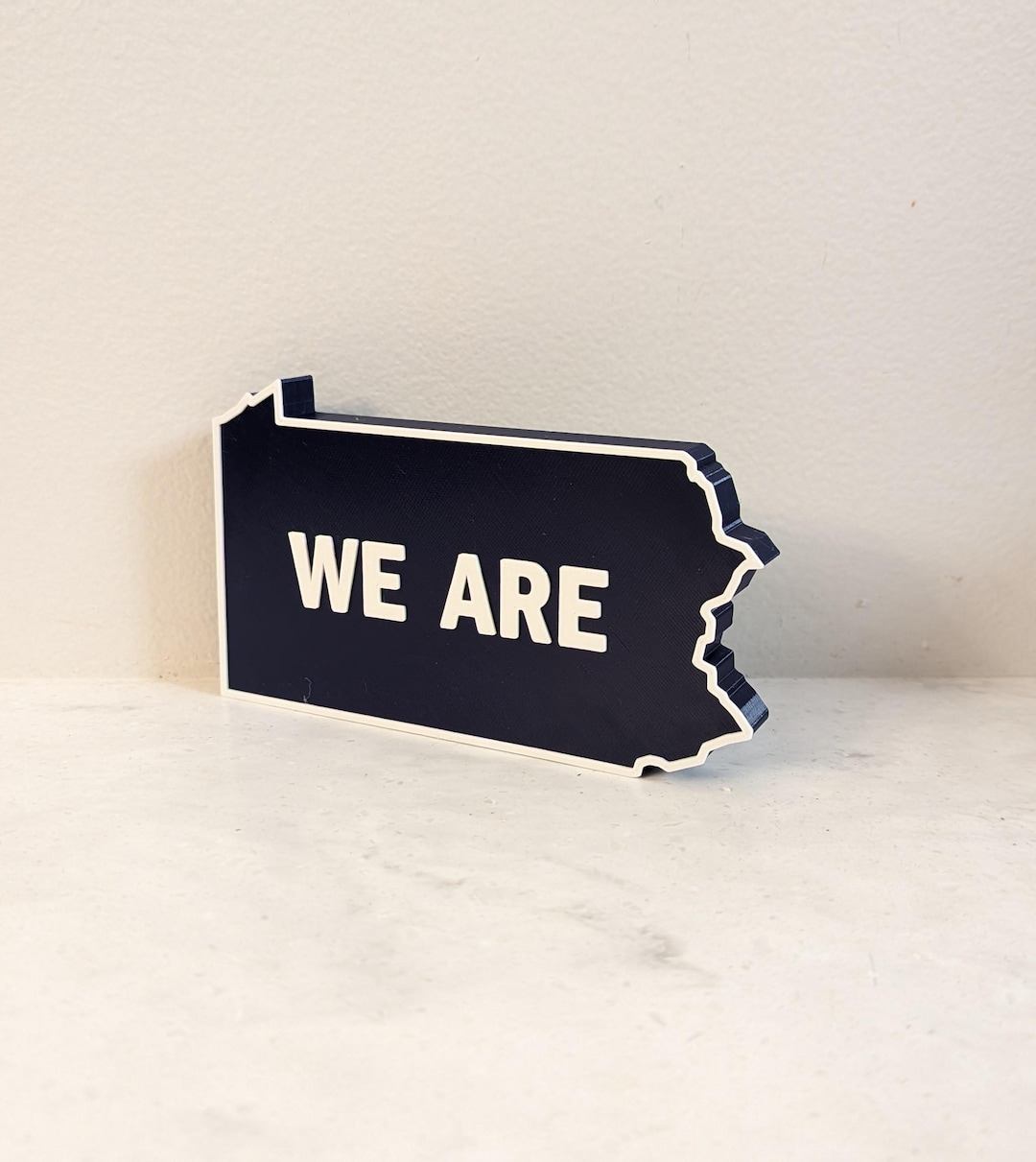 Penn State "we Are" Desk Sign - Etsy