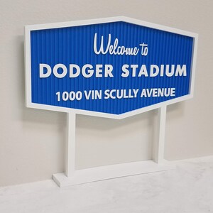 Welcome to Dodger Stadium Sign - Etsy