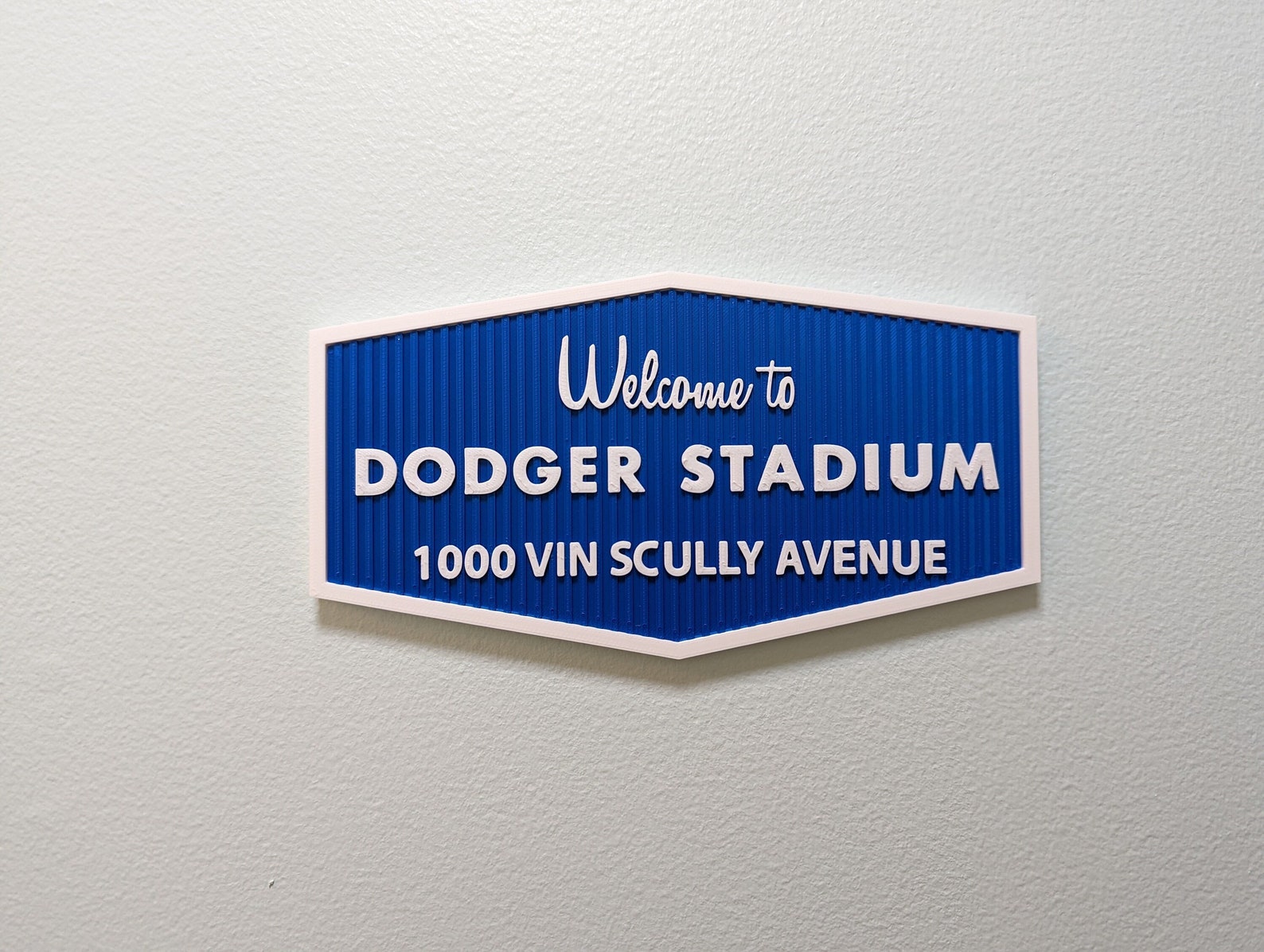 Welcome to Dodger Stadium Sign - Wall Hanger - Etsy