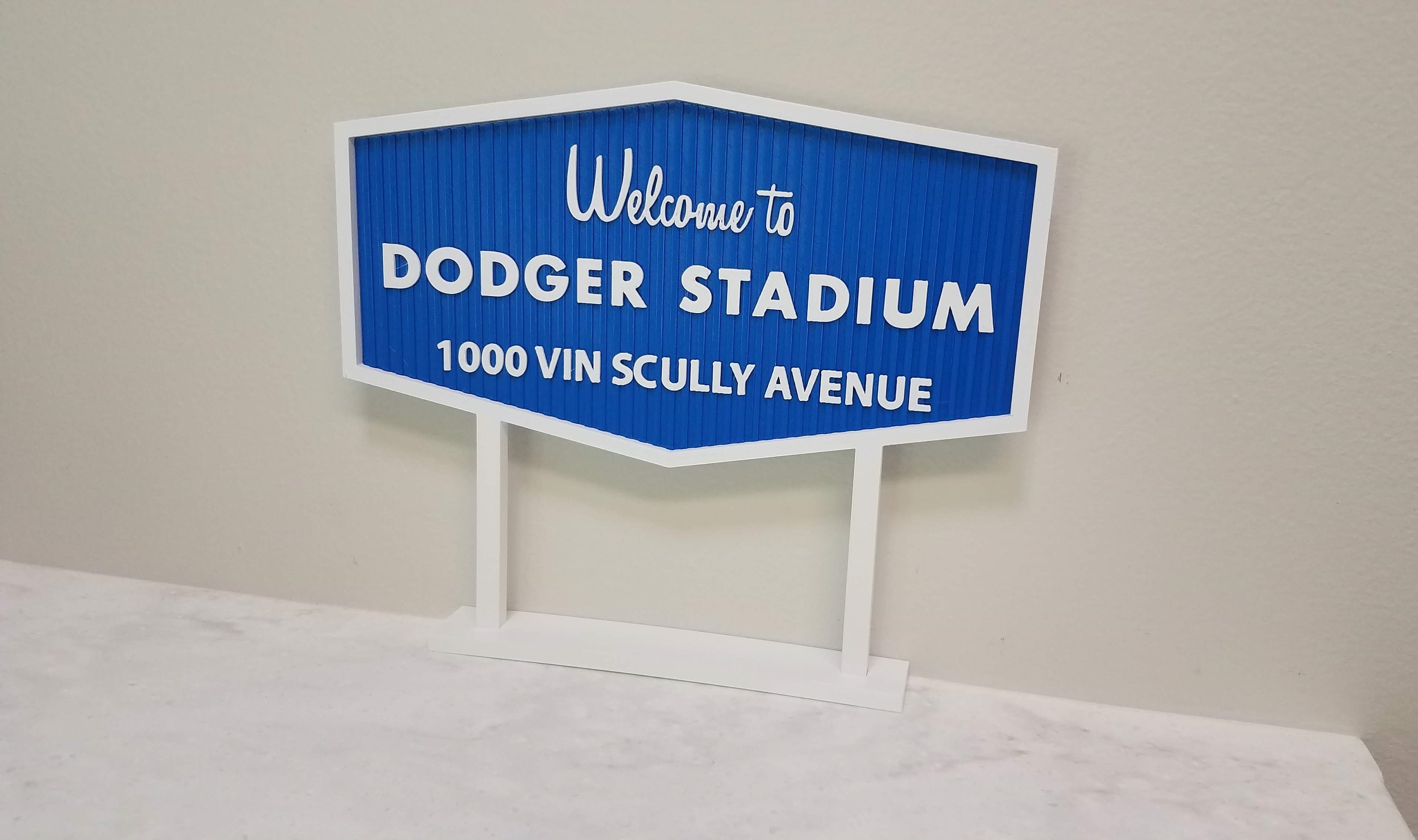 Welcome to Dodger Stadium Sign - Etsy Nederland