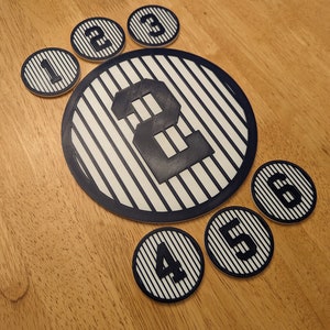 New York Yankees Retired Numbers Wall Signs - Multiple Sizes Available ...