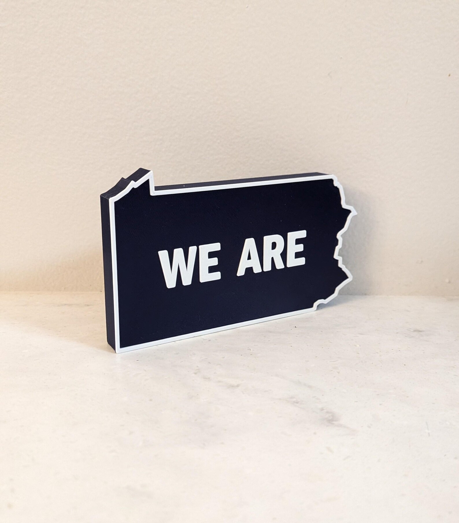 Penn State "we Are" Desk Sign - Etsy