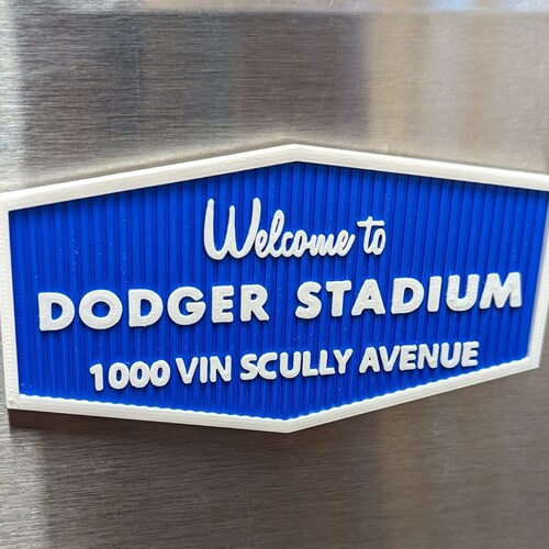 Dodger Stadium Welcome Sign Sticker Dodgers Gift Dodgers - Etsy
