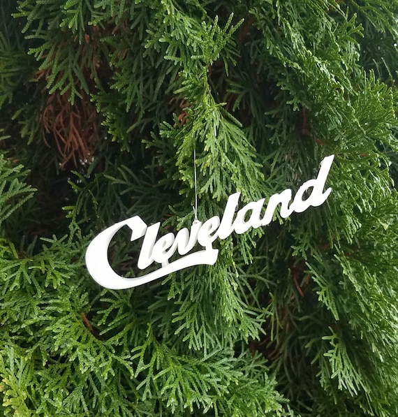 Cleveland Sign Ornament Script Cleveland Sign Multiple - Etsy