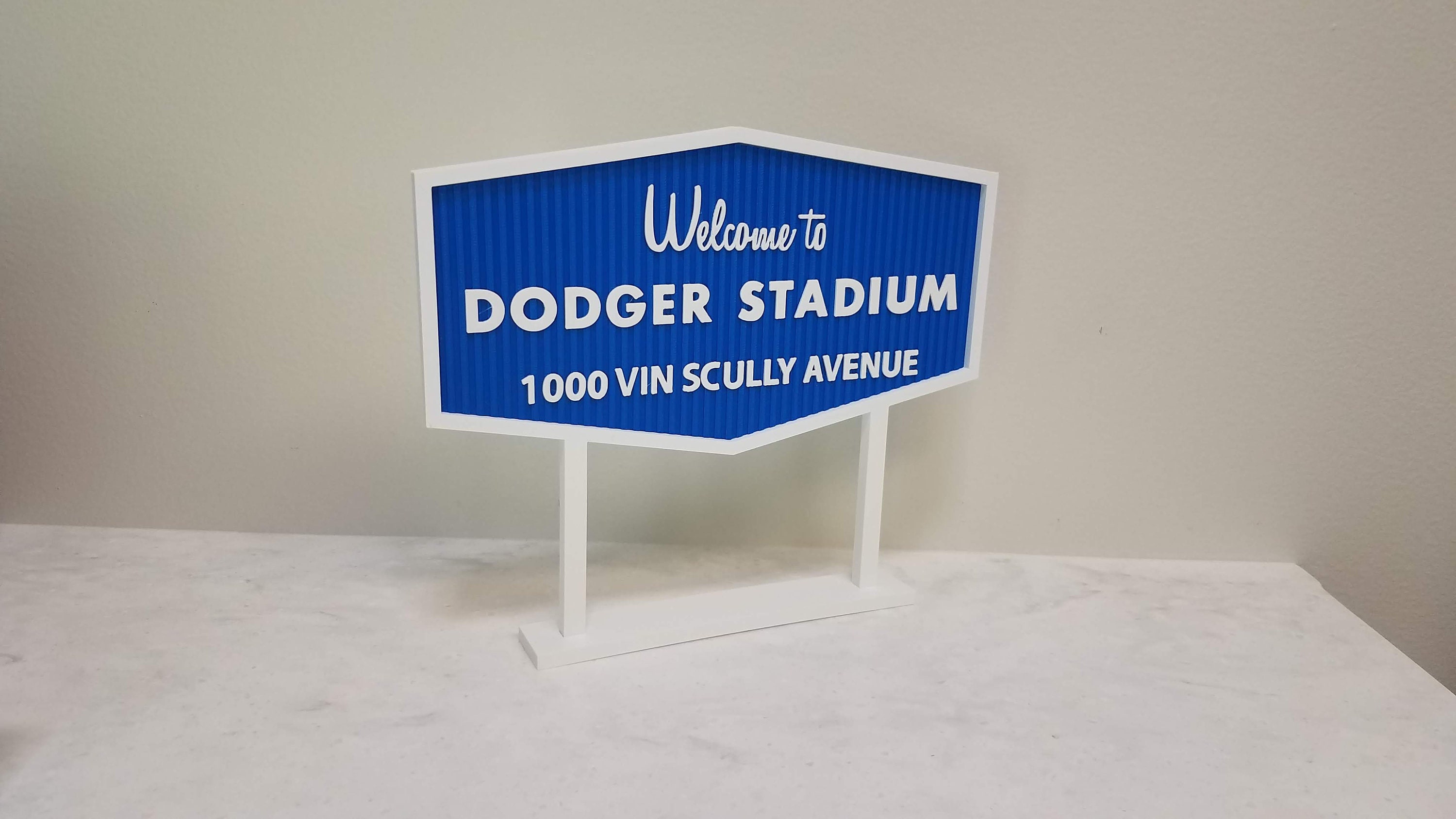 Welcome to Dodger Stadium Sign - Etsy