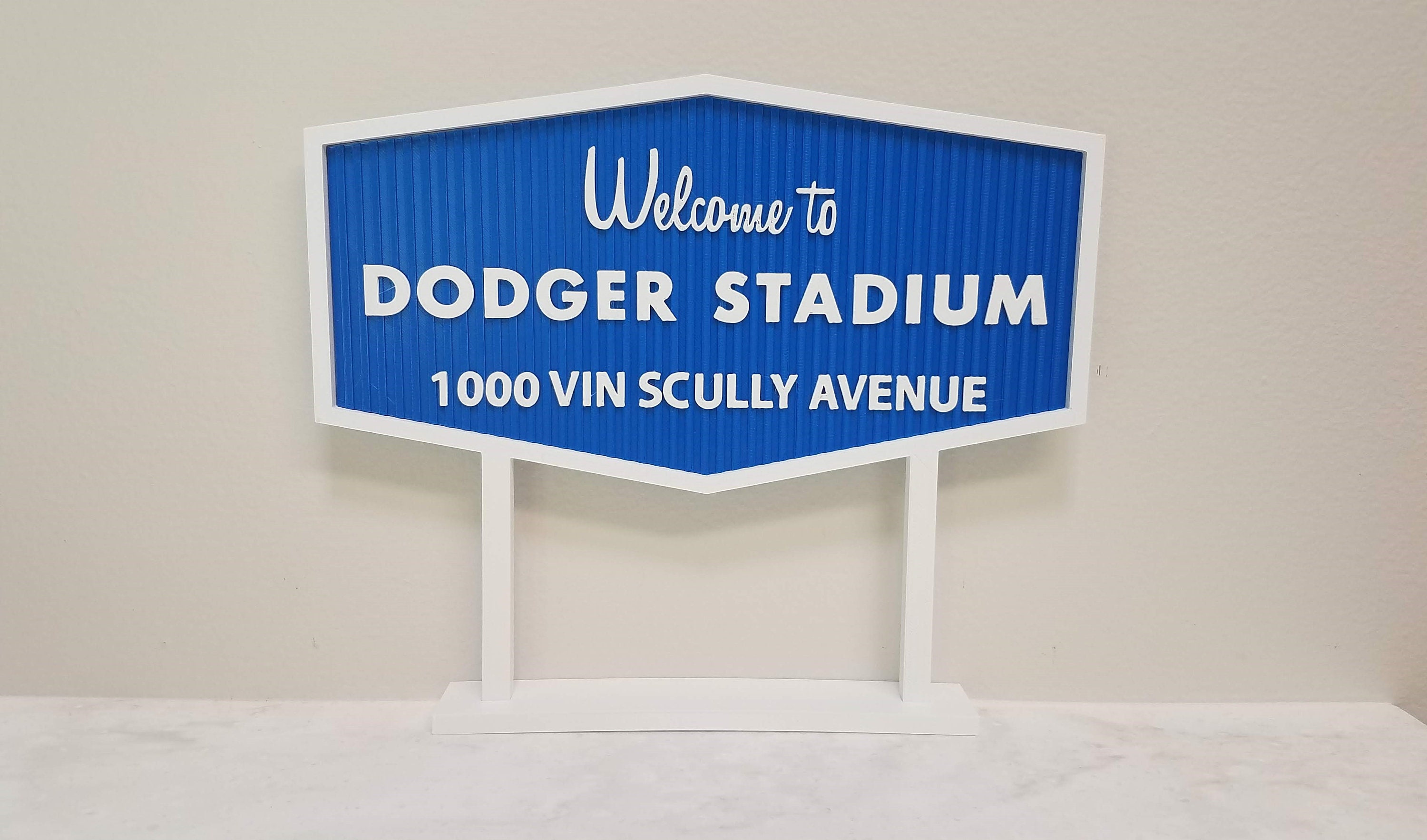 Welcome to Dodger Stadium Sign - Etsy