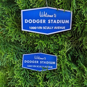 Welcome to Dodger Stadium Sign Ornament - Etsy