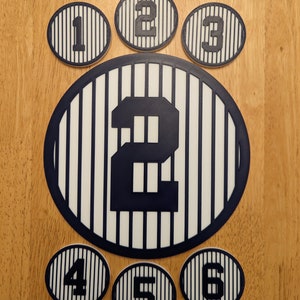 New York Yankees Retired Numbers Wall Signs - Multiple Sizes Available ...