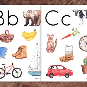 Preschool Alphabet Letter Sounds Poster Set | Etsy