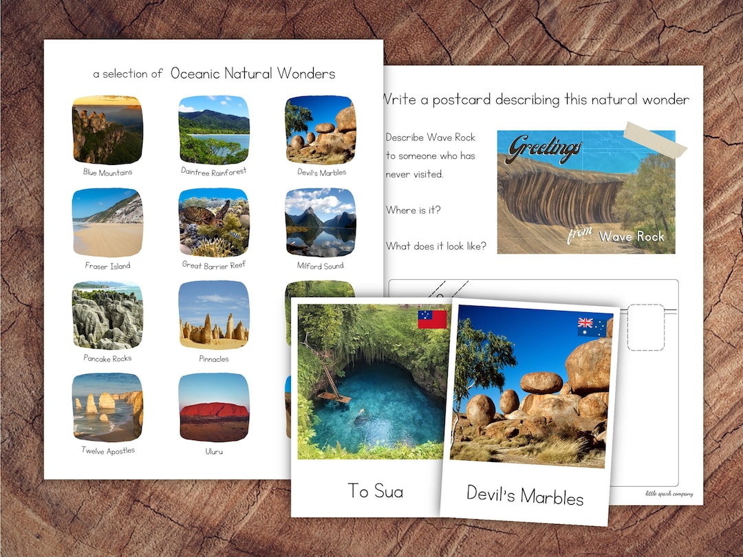 Oceanic Natural Wonders Pack With Extension - Etsy