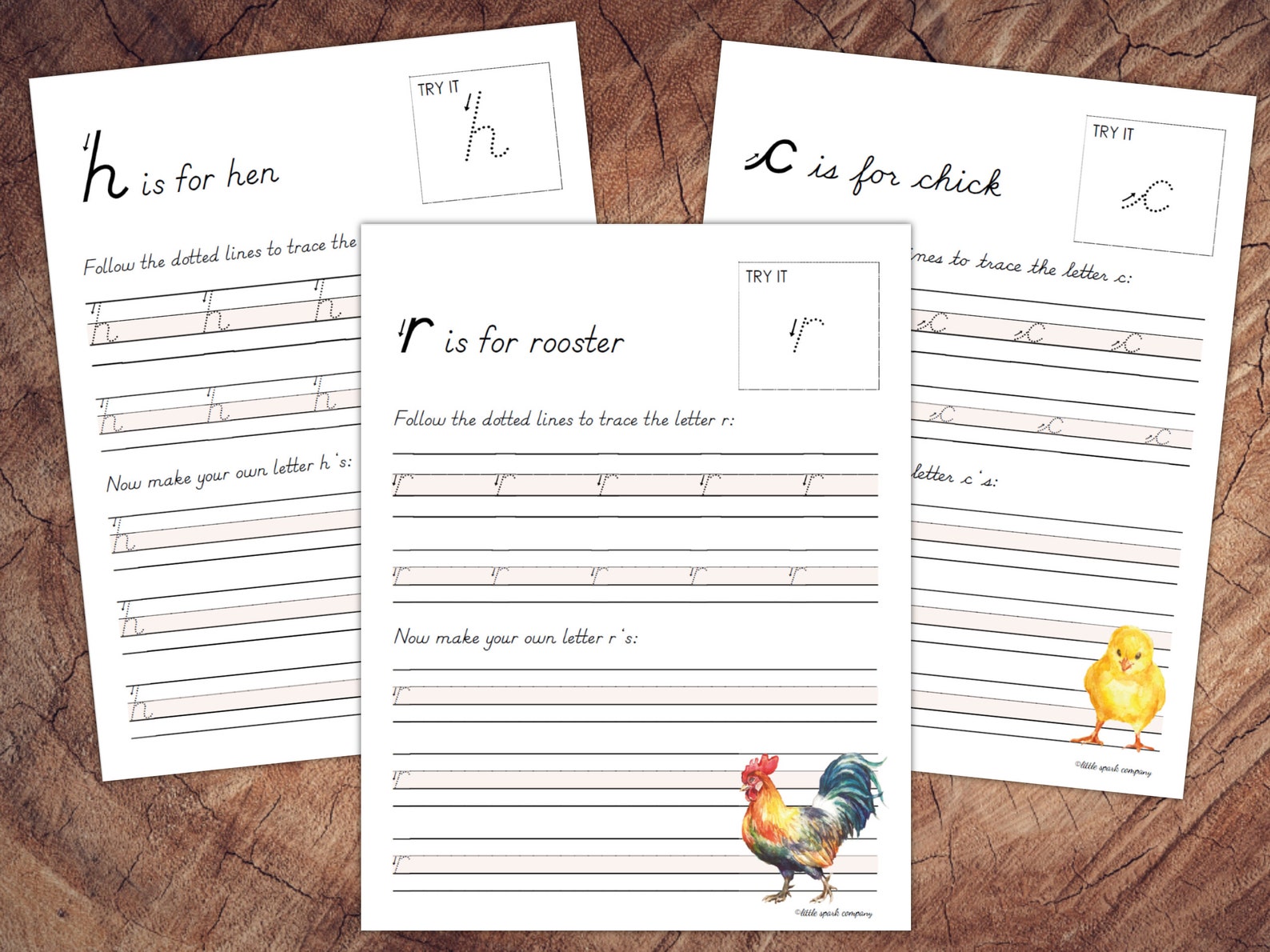 Chickens Bundle Preschool Literacy Math DIGITAL DOWNLOAD | Etsy