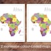 Africa Montessori Puzzle Map Control Sheets - DIGITAL DOWNLOAD - Etsy