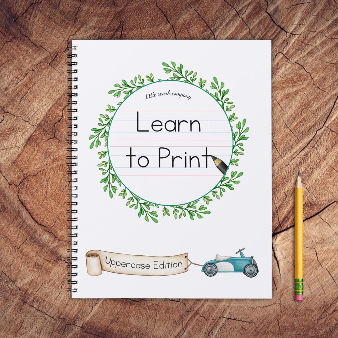 Learn to Print, Uppercase Edition DIGITAL DOWNLOAD - Etsy