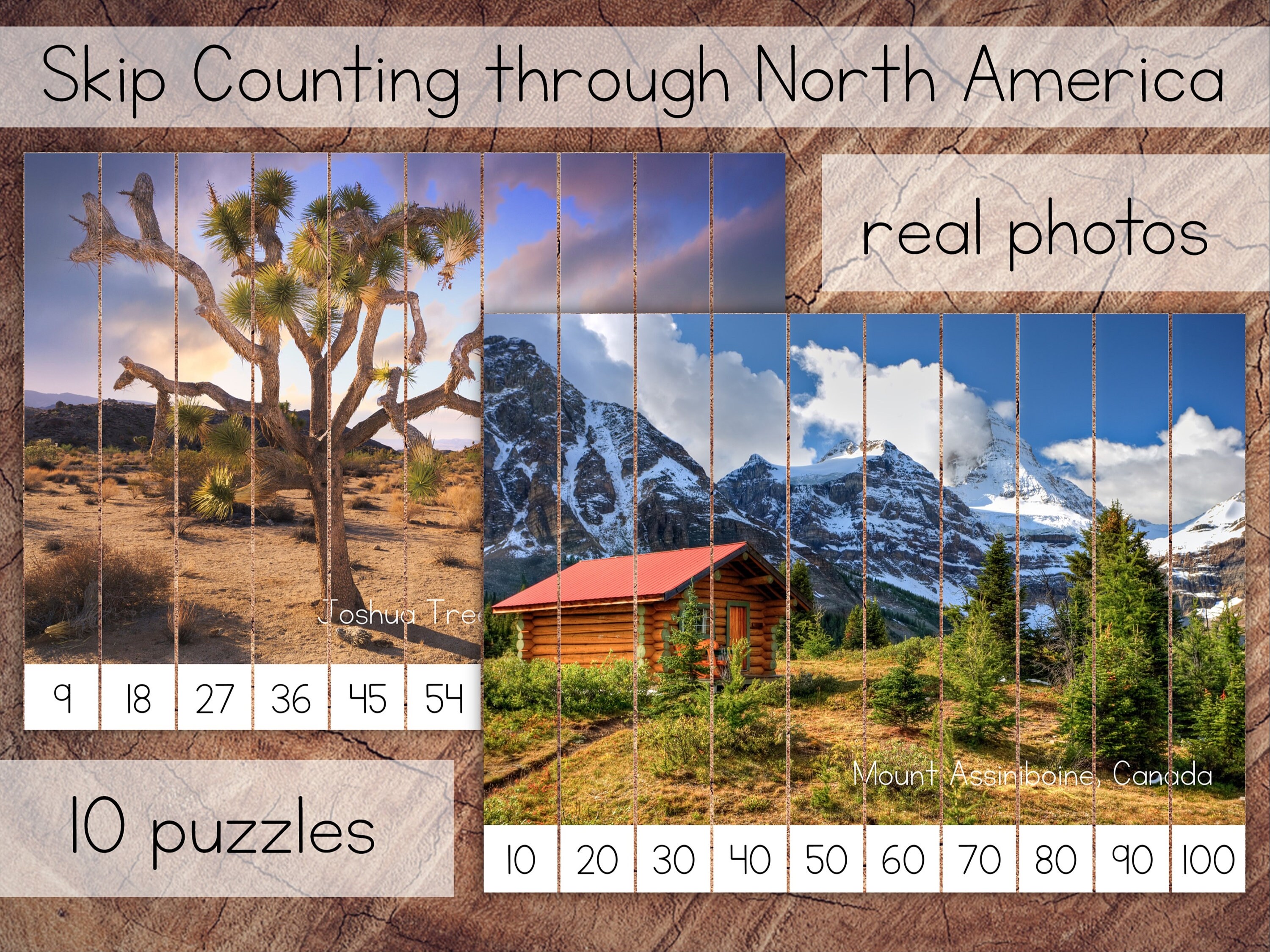 Skip Counting Through North America Preschool Skip Counting | Etsy