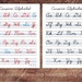 Cursive Handwriting Poster Set, Montessori Cursive - Etsy