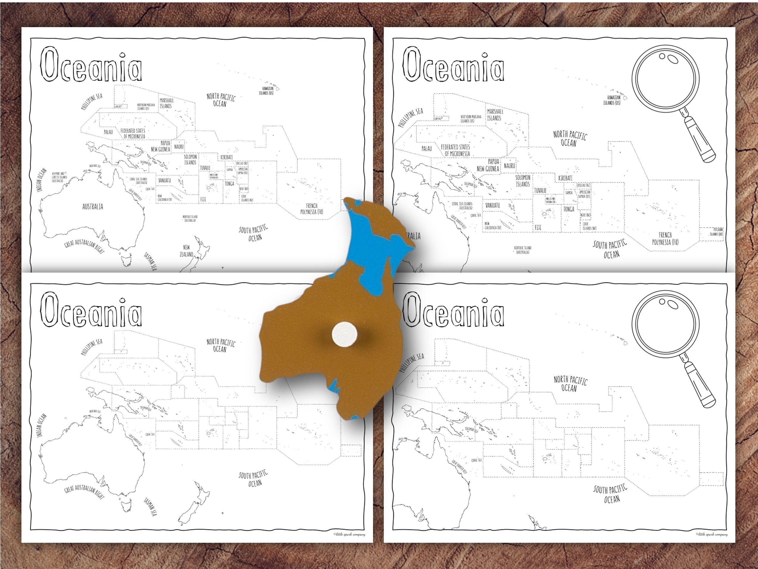 Oceania Countries Research Pack with BONUS Homeschool | Etsy