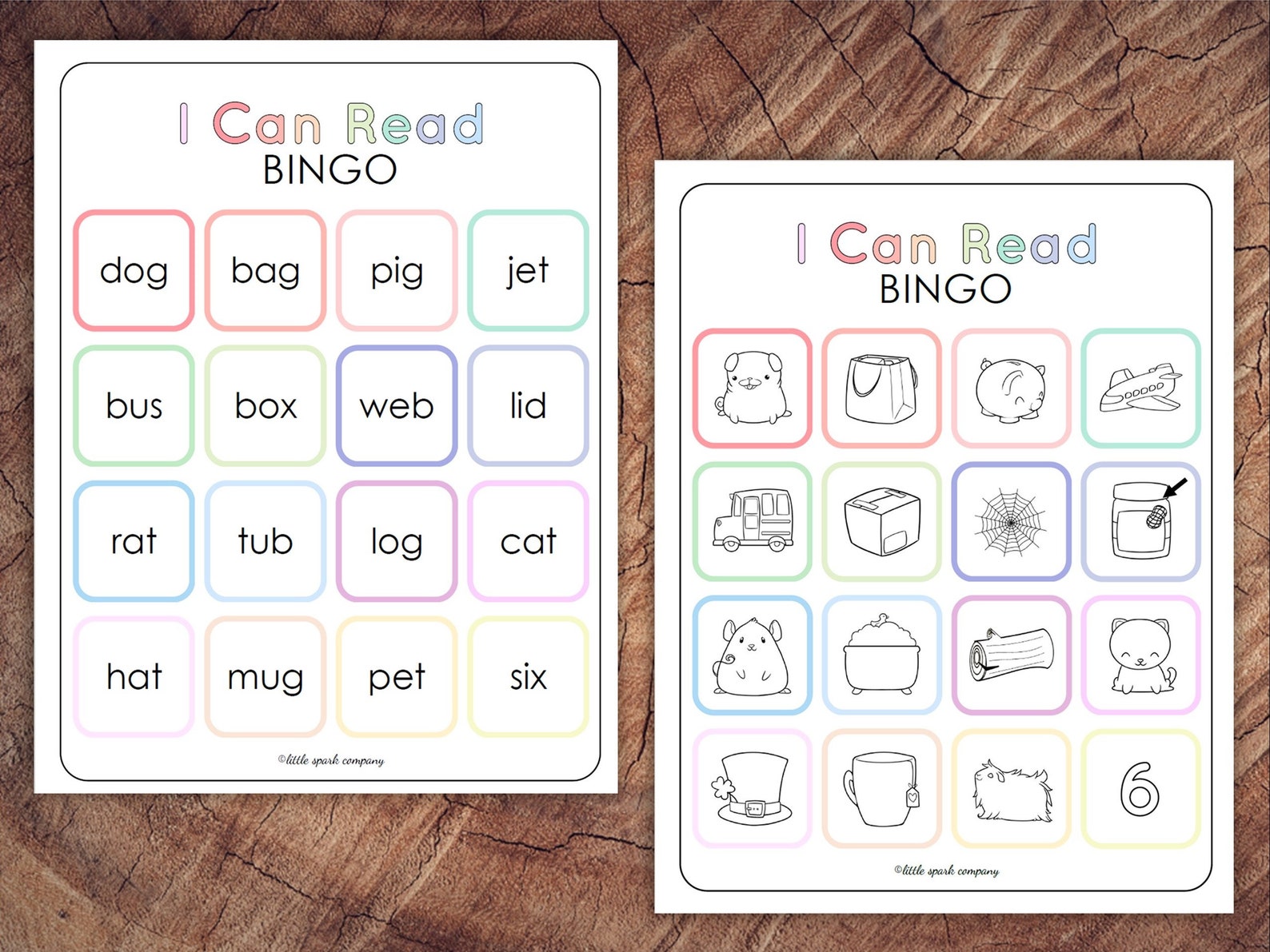 CVC Bingo Game Bundle 6 Games for All Reading Levels - Etsy