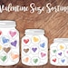Valentine Hearts Colour and Size Sorting Toddler Preschool Activity ...