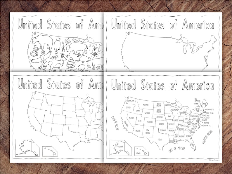 US States Research Pack Homeschool Geography - Etsy