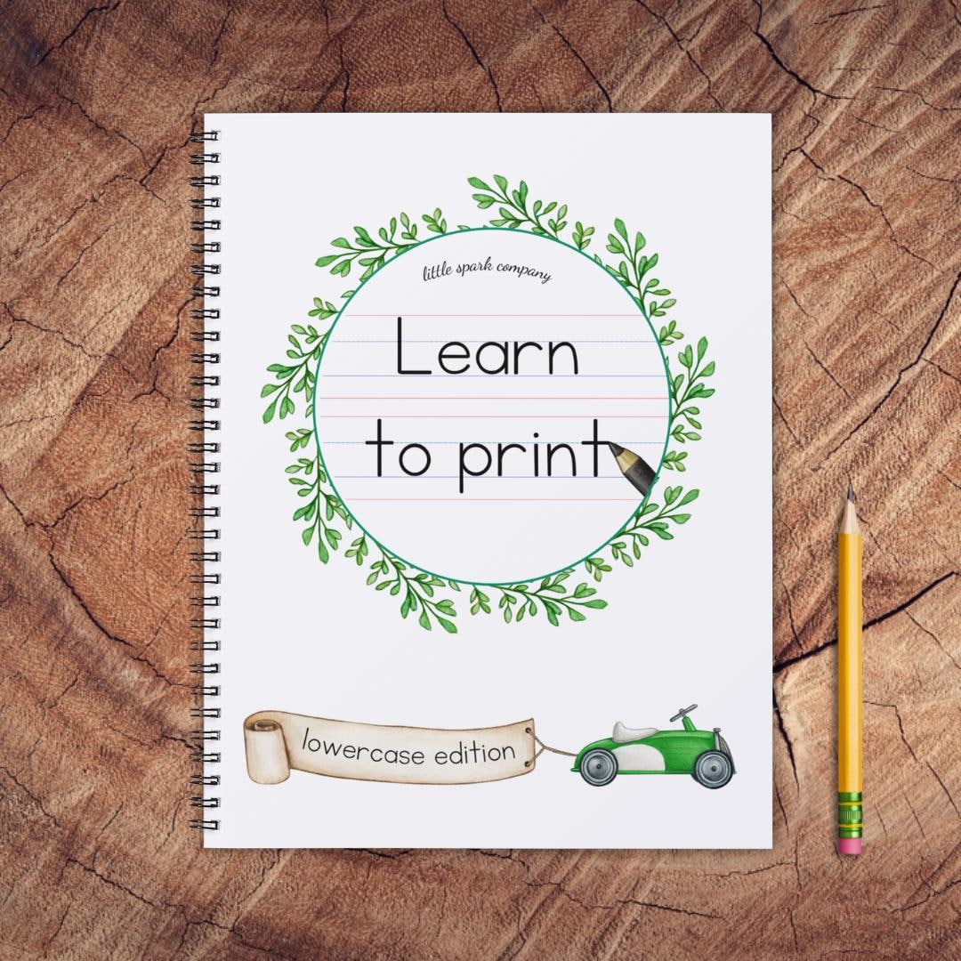 Learn to Print, Lowercase Edition DIGITAL DOWNLOAD - Etsy