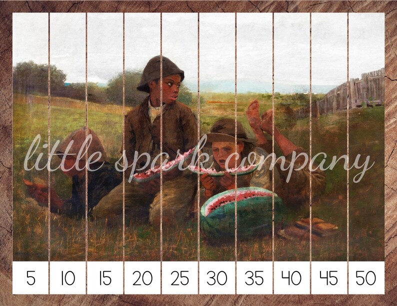 Skip Counting With Homer Preschool Skip Counting Puzzles - Etsy