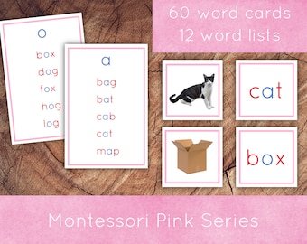 Montessori Green Series Language Cards Learn to Read | Etsy