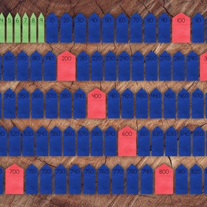 Printable Montessori Skip Counting Arrows for Short and Long Bead ...
