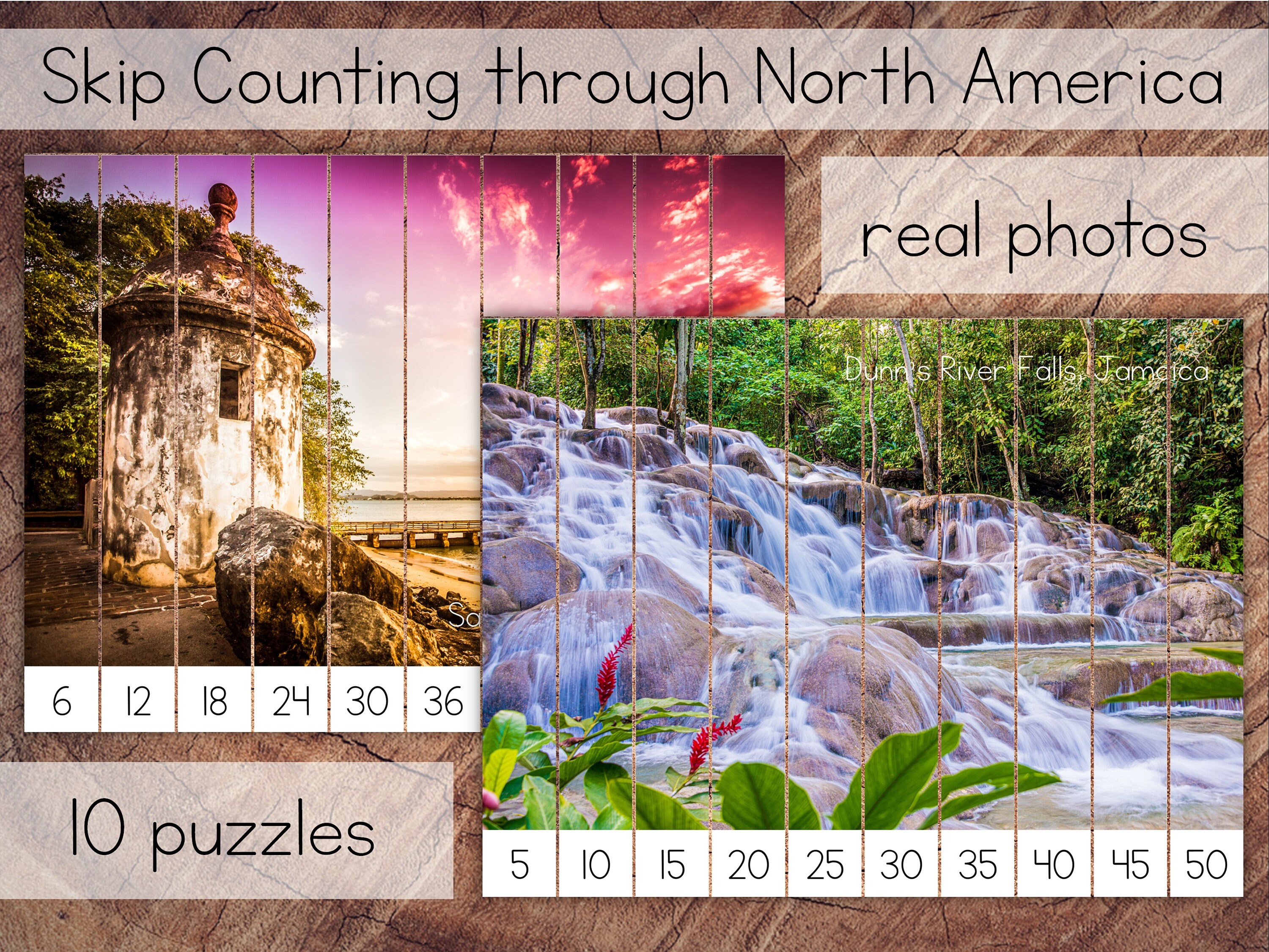 Skip Counting Through North America Preschool Skip Counting | Etsy