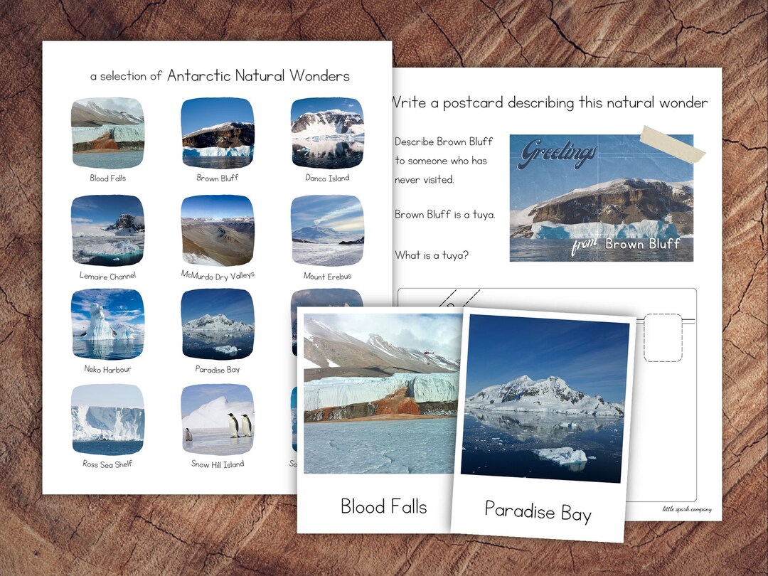 Antarctic Natural Wonders Pack With Extension - Etsy